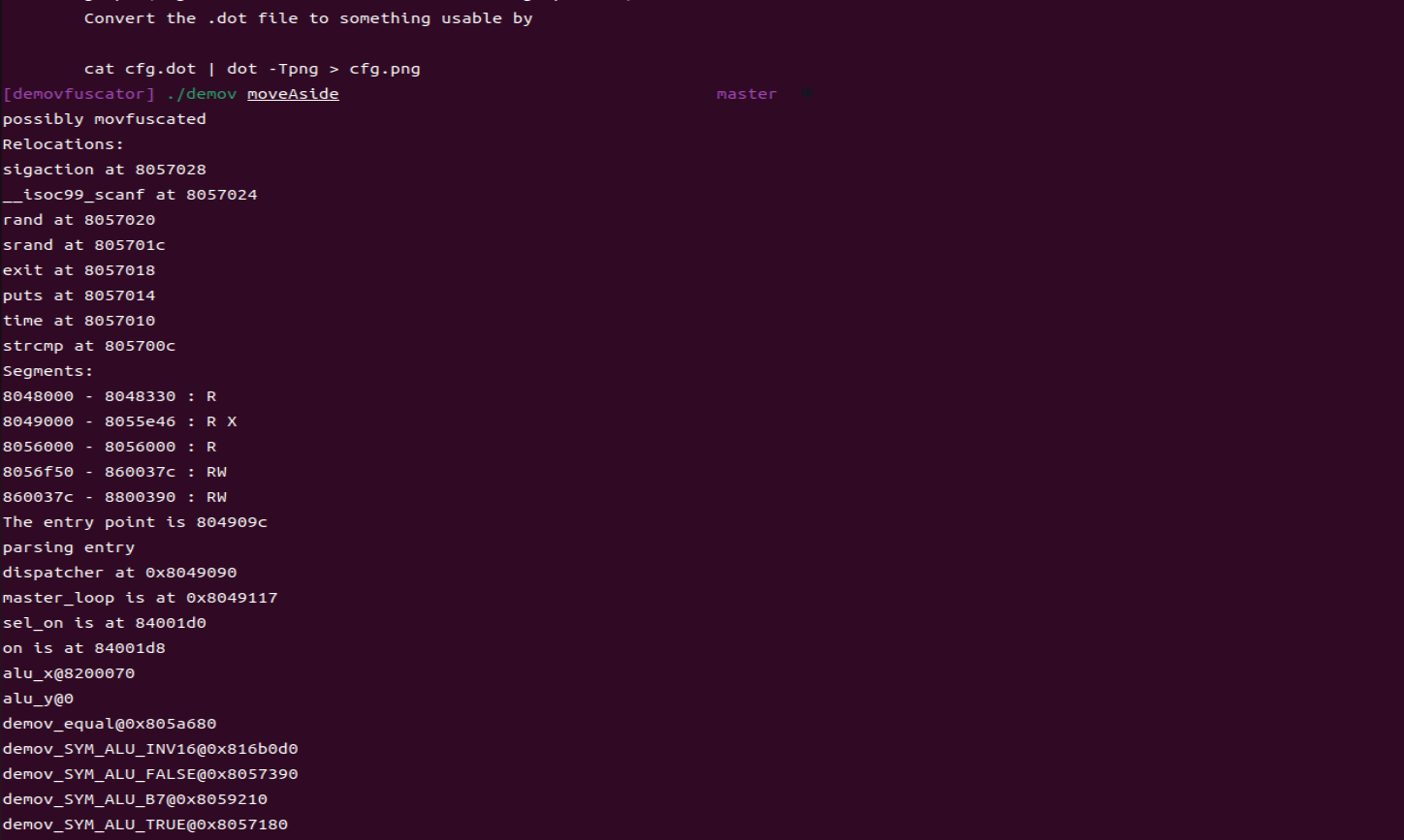 Movfuscator混淆研究