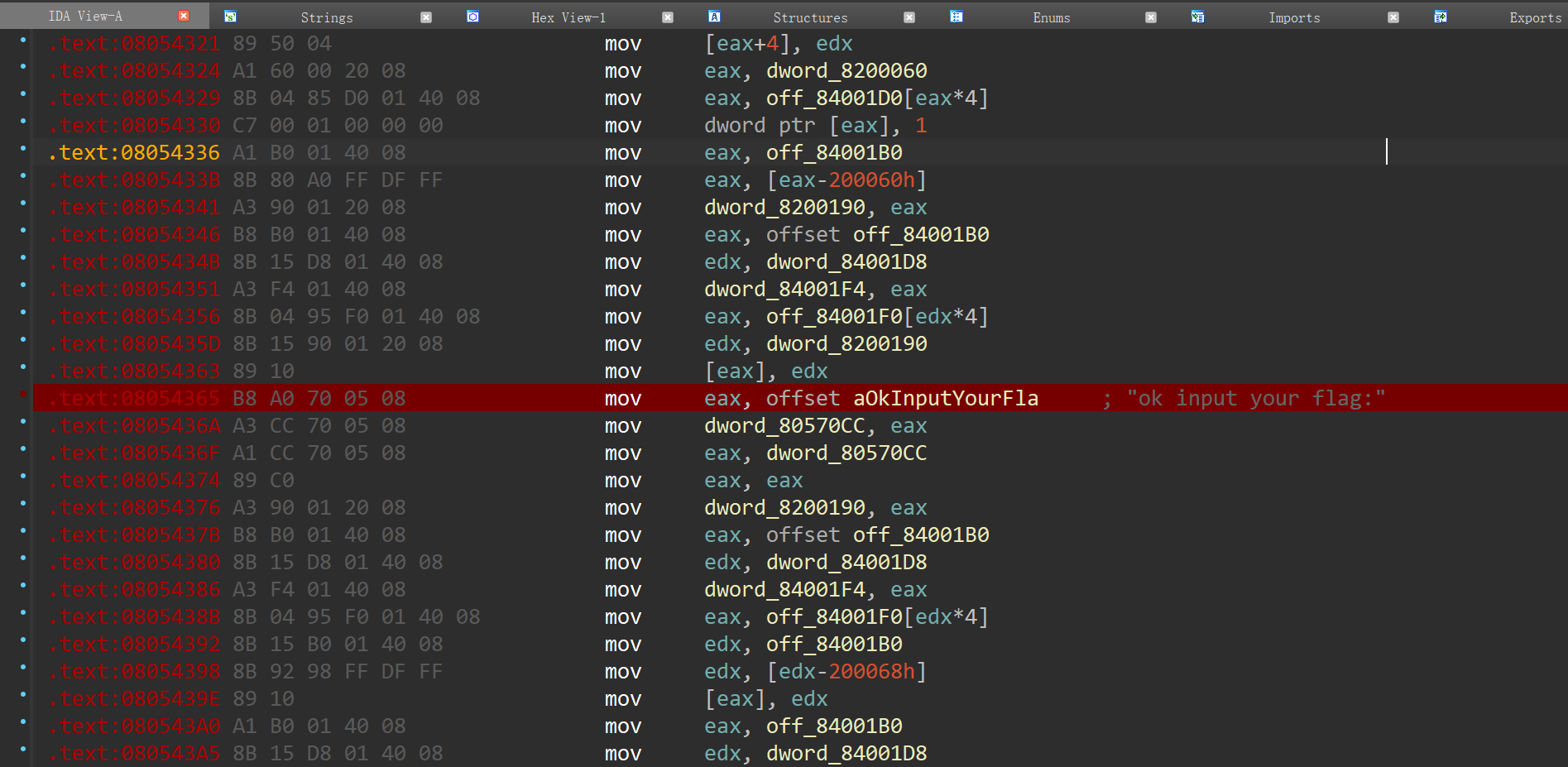 Movfuscator混淆研究